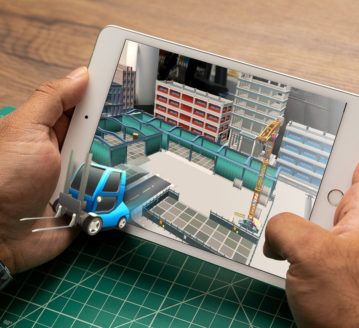 Super Size Automated Warehouse AR VR Adventure Mat | Kai's Education