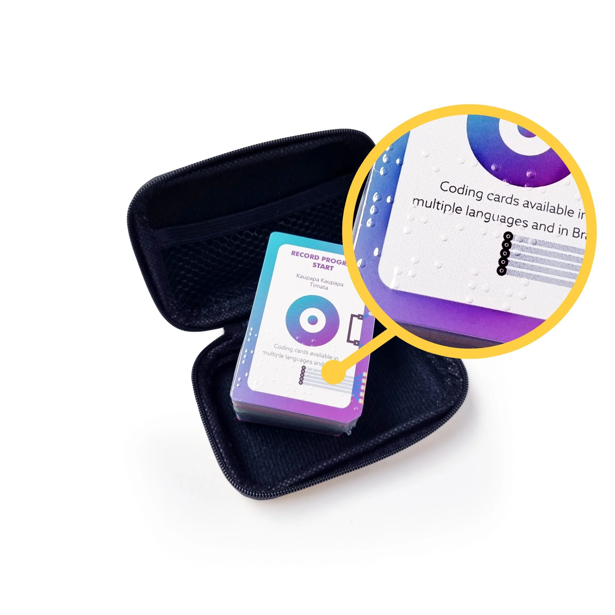 KaiBot Braille Coding Cards - Kai's Education